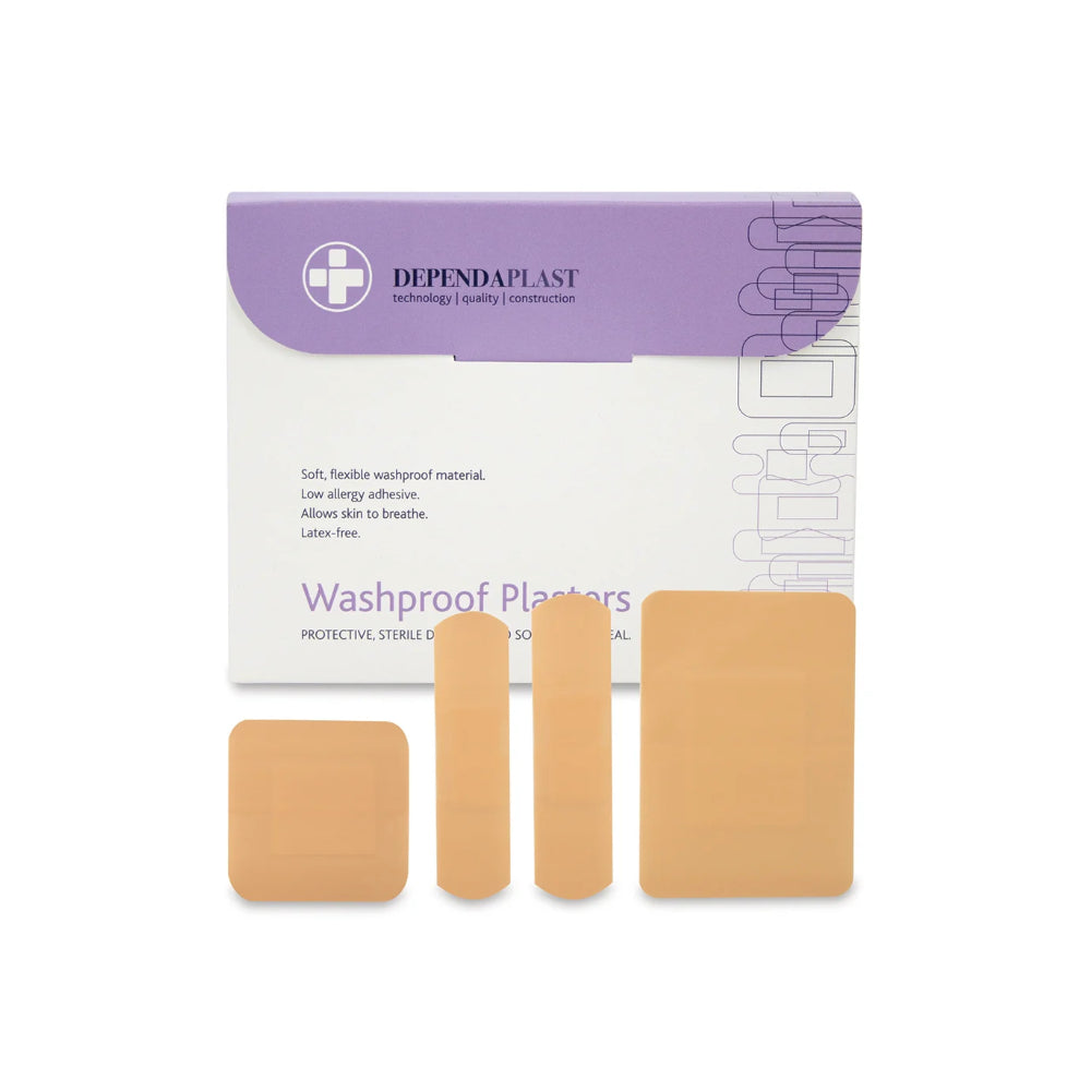Dependaplast Waterproof Plasters - Assorted x 100 – Parkin Fabrics