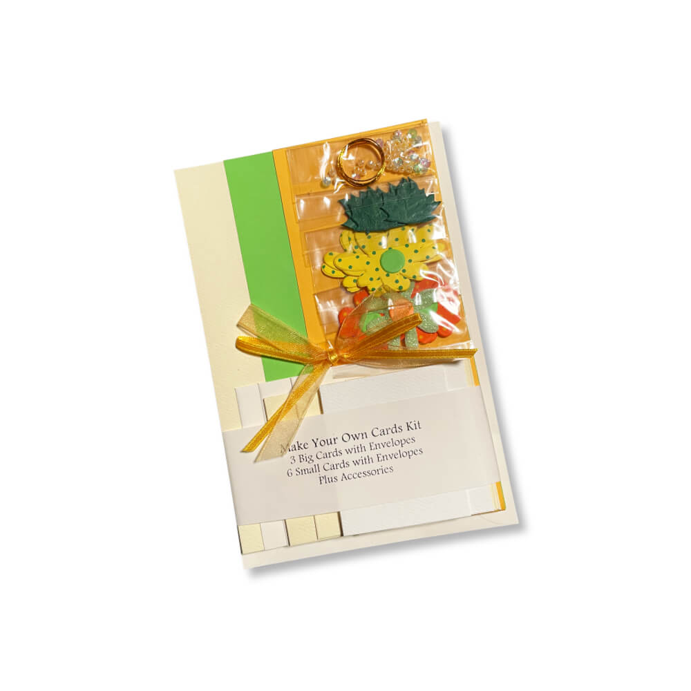 Orange/Green Card Kit - Parkin Fabrics